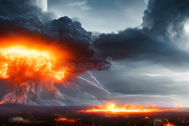 Aftermath of a Nuclear Explosion Which Causes End of Current Human Race ...