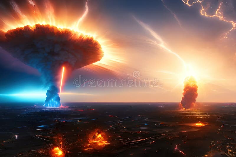 Aftermath of a Nuclear Explosion Which Causes End of Current Human Race ...