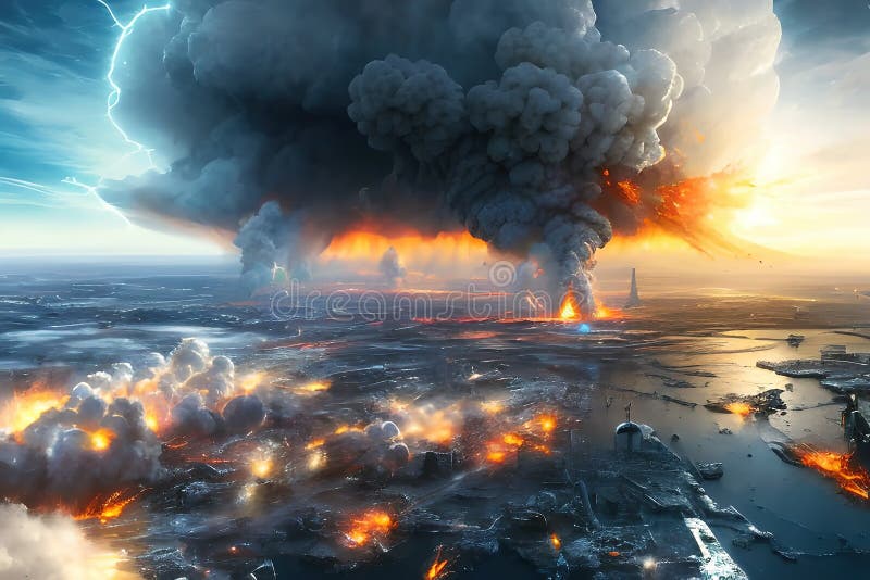 Aftermath of a Nuclear Explosion Which Causes End of Current Human Race ...