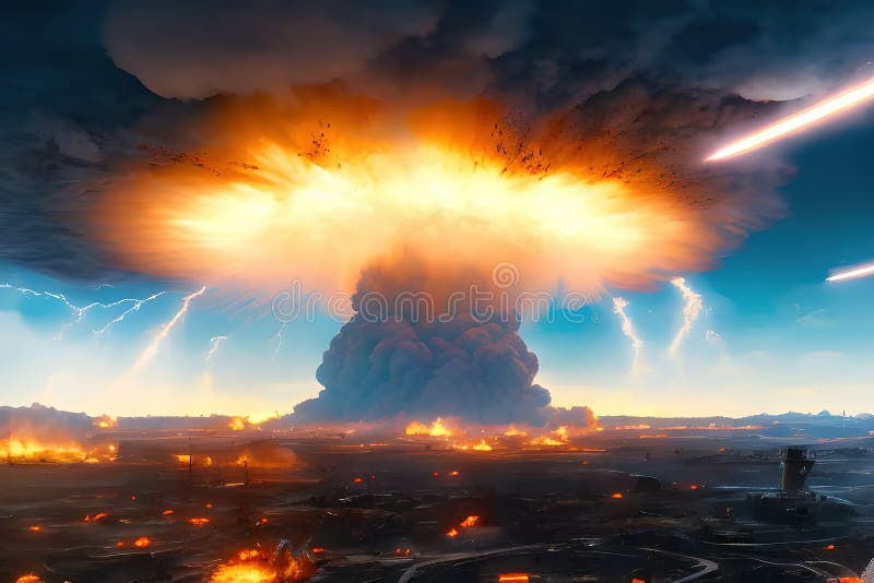 Aftermath of a Nuclear Explosion Which Causes End of Current Human Race ...