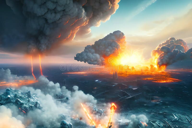 Aftermath of a Nuclear Explosion Which Causes End of Current Human Race ...