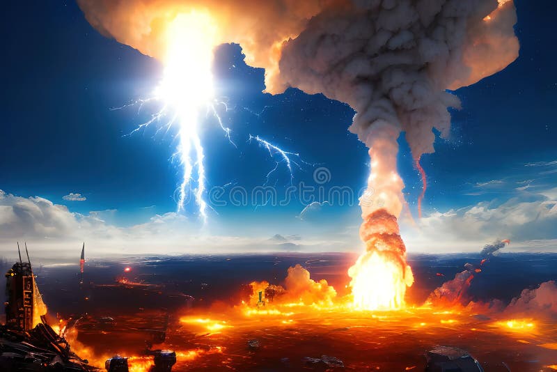 Aftermath of a Nuclear Explosion Which Causes End of Current Human Race ...