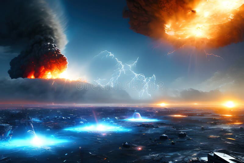 Aftermath of a Nuclear Explosion Which Causes End of Current Human Race ...