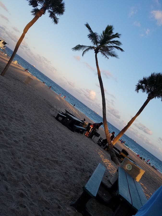 Afternoon in the Beach Miami Florida Today Editorial Stock Photo ...
