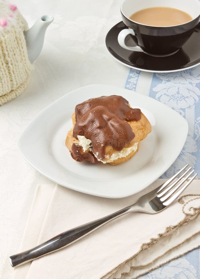 Afternoon Cream Tea stock photo. Image of frosting, crockery - 18256356
