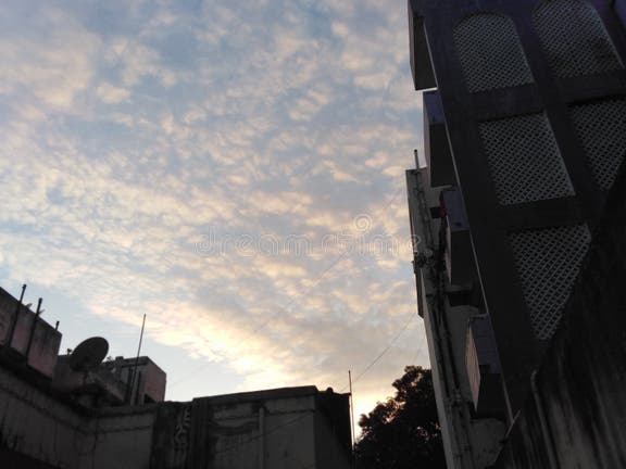 Afternoon scenes. stock image. Image of blue, evening - 180742775