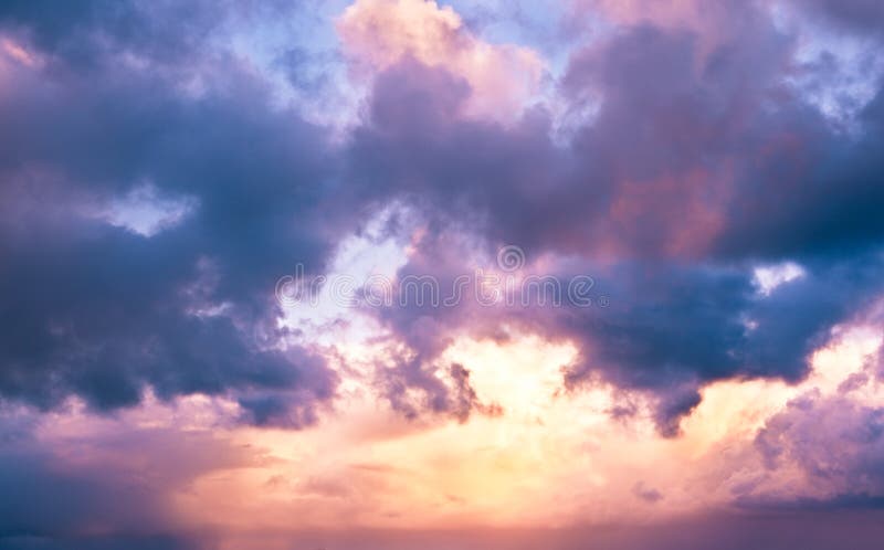 Afternoon sky stock image. Image of cloudy, blue, colorful - 26691031