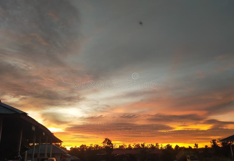 The afternoon sky stock photo. Image of natural, afternoon - 274608052