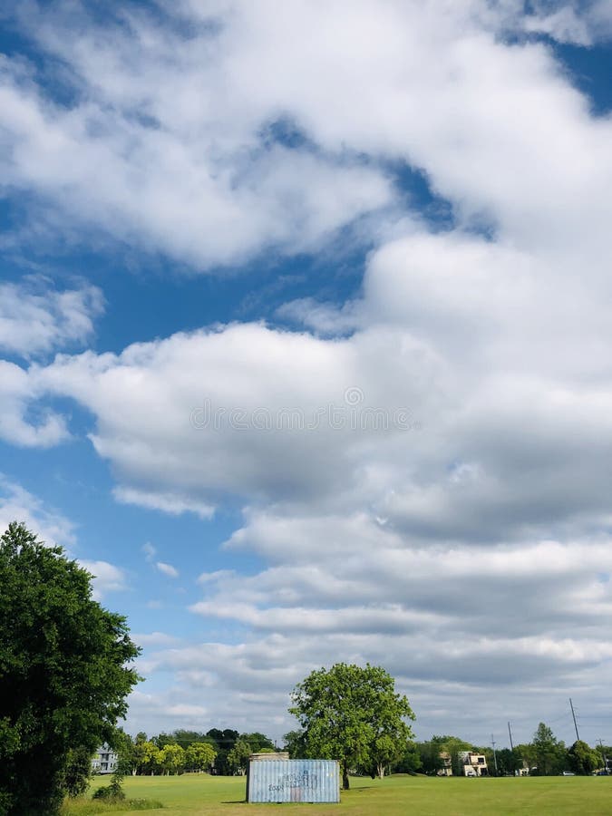 The Afternoon Sky is Beautiful and Welcoming and Warm Stock Photo ...