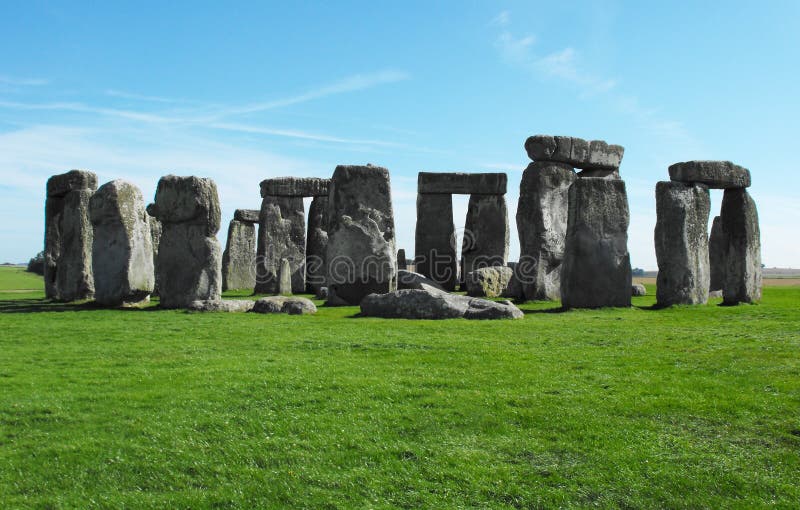 Afternoon at Stonehenge, Ancient Rocks of England Stock Image - Image ...
