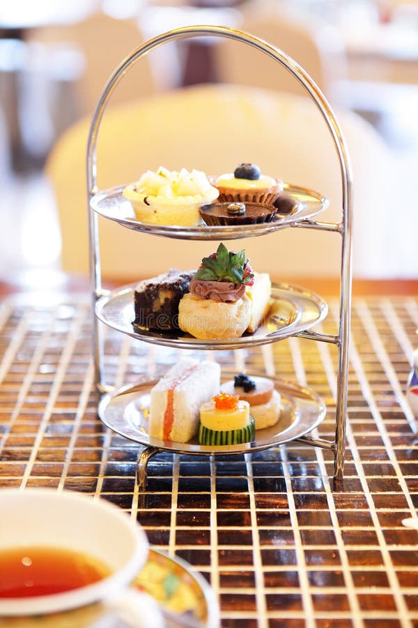Afternoon tea stock image. Image of elegant, food, traditional - 33086399