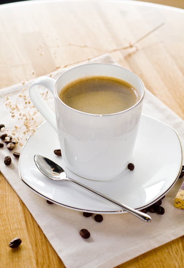 Afternoon tea coffee stock image. Image of latte, espresso - 76281111