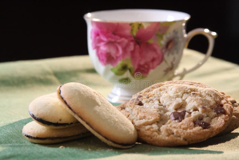 Afternoon tea cookies stock image. Image of baked, cookies - 18580307