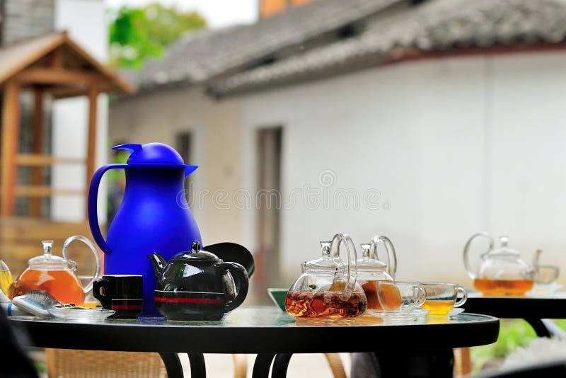 Afternoon tea stock photo. Image of teapot, relax, rest - 31755876