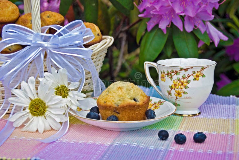 Afternoon Tea Party stock photo. Image of bloom, homemade - 10063306