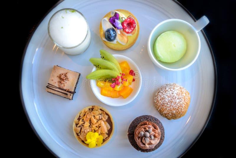 Afternoon Tea and Pastry Dessert Sweets Stock Image - Image of ...