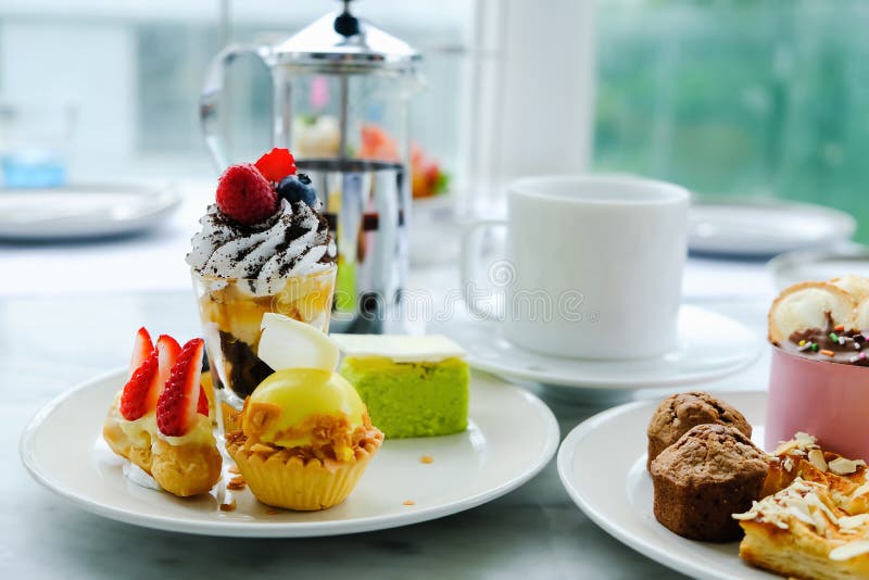 Afternoon tea set stock photo. Image of appetizer, cheese - 229543600