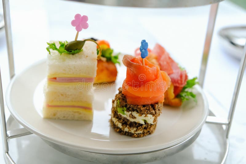 Afternoon tea set stock image. Image of snack, lunch - 229543581