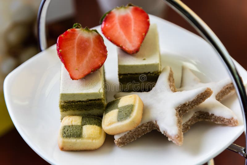 Afternoon tea snack stock photo. Image of biscuits, display - 67333300