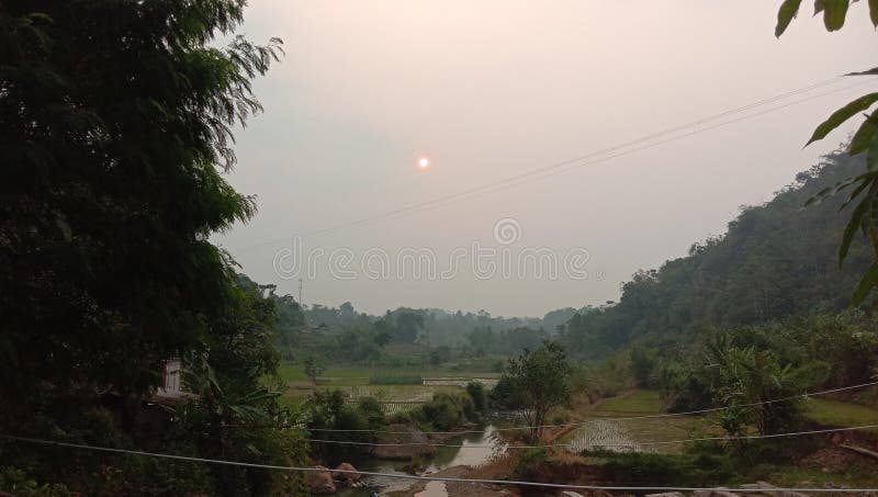 Afternoon Time when the Sun Starts To Set Stock Image - Image of starts ...