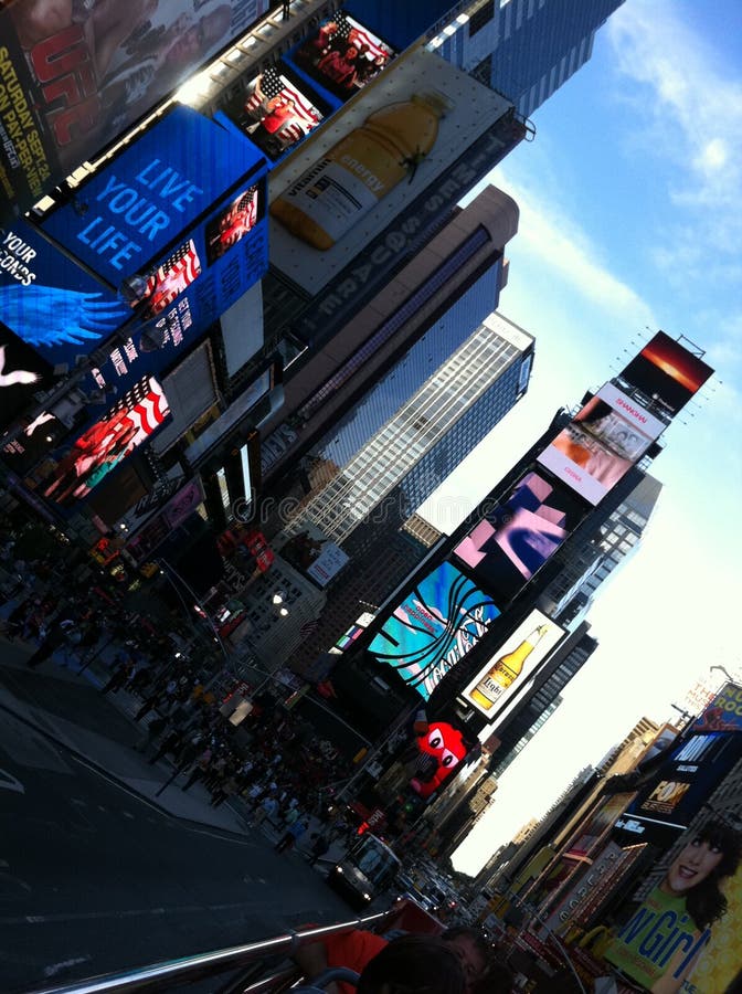 Afternoon. times square editorial photography. Image of square - 83688157