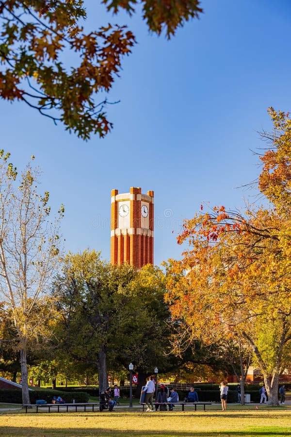 Clock Tower of MacArthur Park Lake Stock Image - Image of morning ...