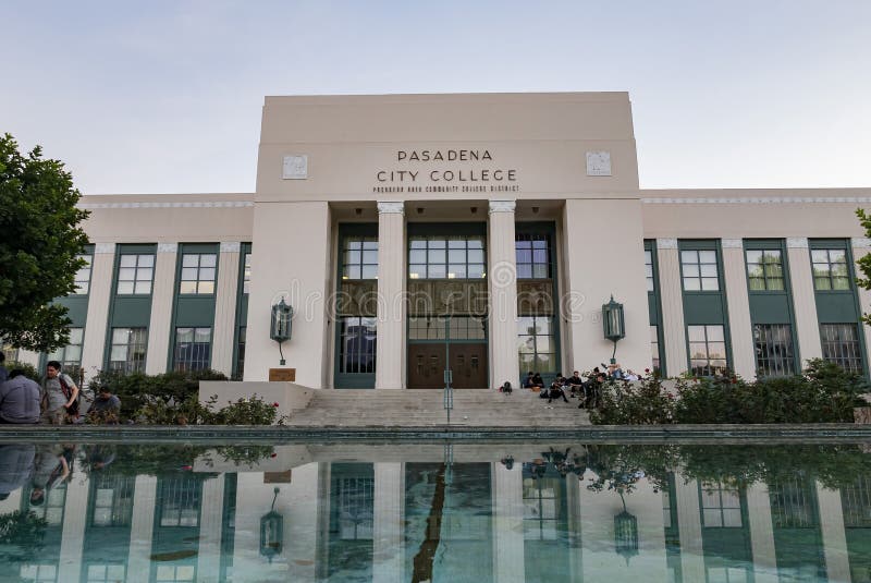 Afternoon View of the Pasadena City College Editorial Image - Image of ...