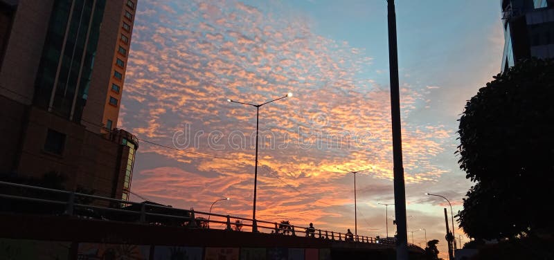 Afternoon View in West Jakarta Stock Photo - Image of west, sunlight ...