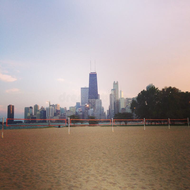 Afternoon views of Chicago stock photo. Image of skyline - 80507472