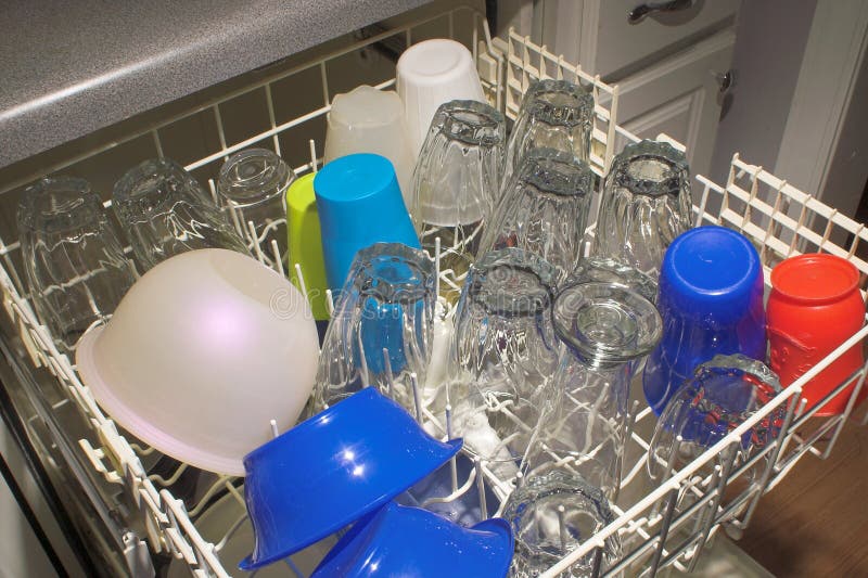 De Afwasmachine Van De Keuken Stock Afbeelding - Image of reiniging ...