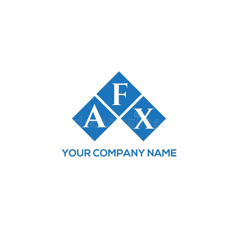 AFX Letter Logo Design on BLACK Background. AFX Creative Initials ...