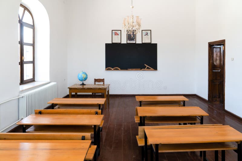 Afyon/Turkey - August 05 2010: Inside View of a Classroom Editorial ...
