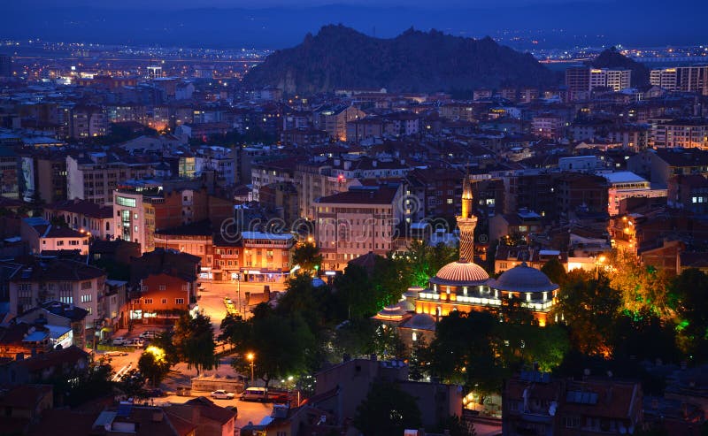 Afyonkarahisar - TURKEY editorial stock photo. Image of mountain ...