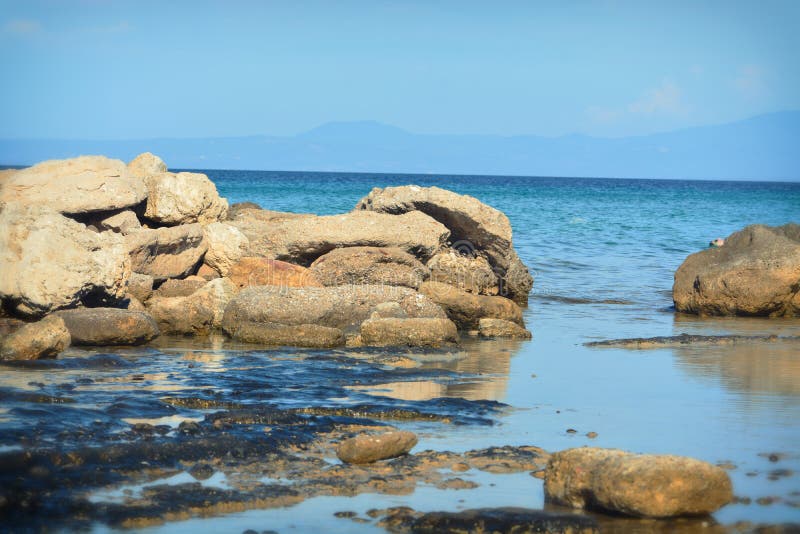Afytos beach, Greece stock photo. Image of outdoor, ocean - 126195534