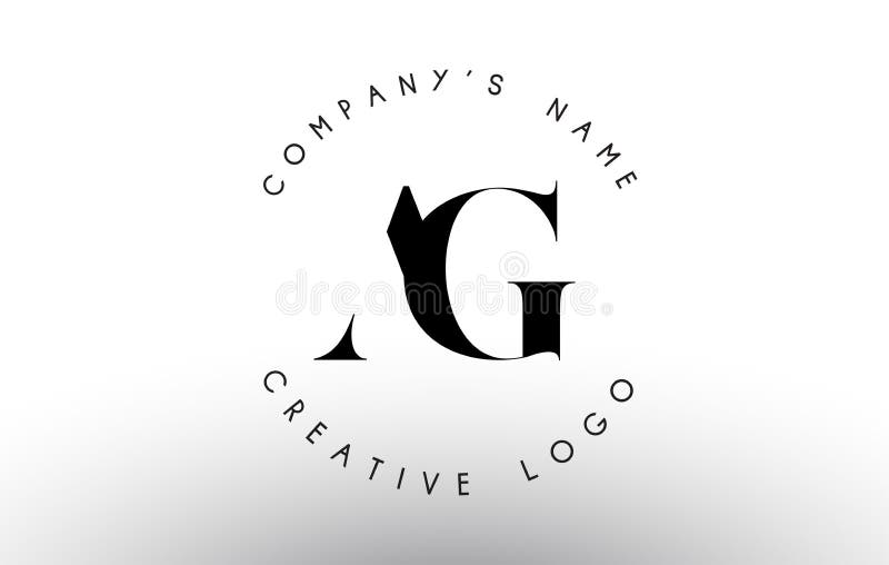 Letters AG a G Logo with a Minimalist Design. Simple AG Icon with ...
