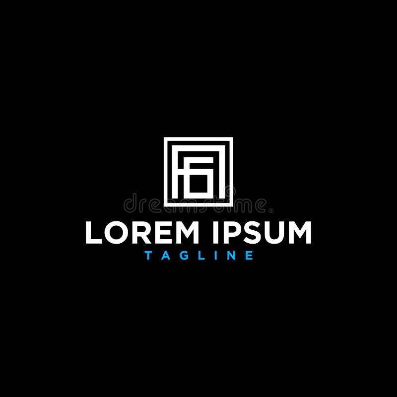 Ai or Ia Square Logo Design Inspiration Stock Vector - Illustration of ...