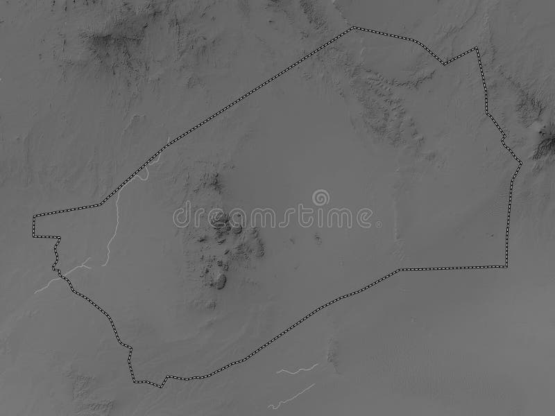 Agadez, Niger. Grayscale. No Legend Stock Illustration - Illustration ...