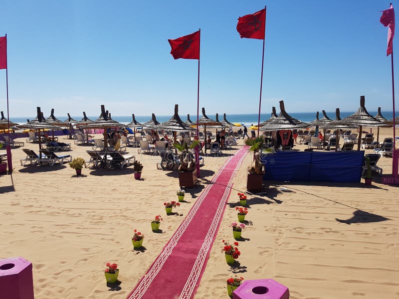 Agadir beach, Morocco editorial stock photo. Image of beach - 95794323