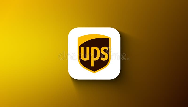 Agadir, Morocco - April, 2023: in this Photo Illustration UPS Mobile ...