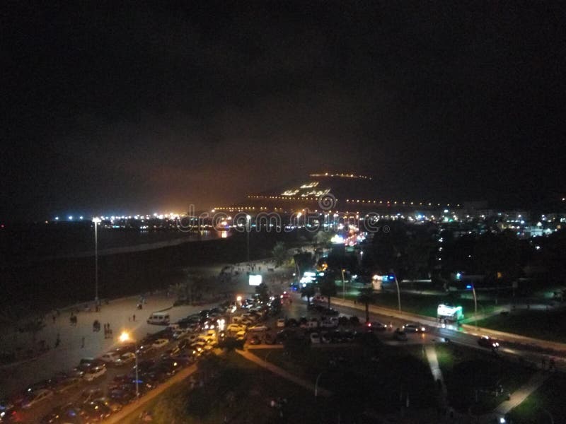 Agadir stock photo. Image of nice, night, agadir, city - 106657254