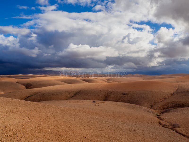Agafay Desert in Marrakech Morocco Stock Image - Image of adventure ...