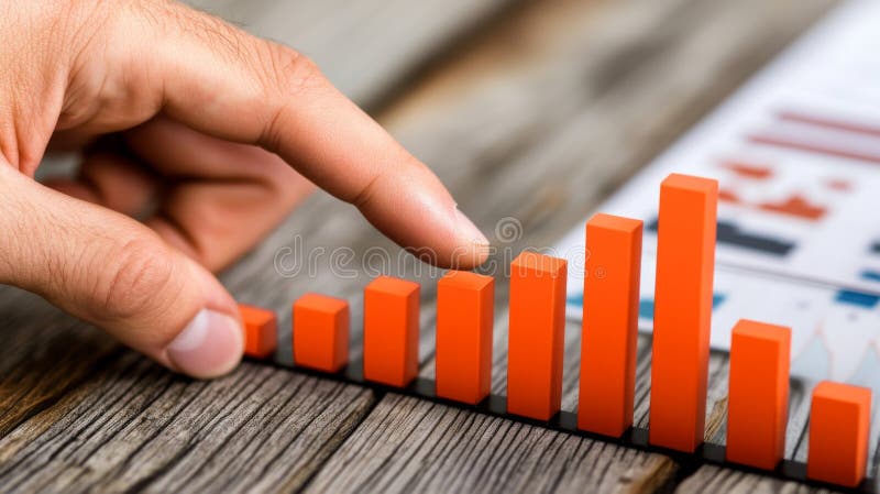 Against the Backdrop of a Modern Office, a Hand Interacts with a ...