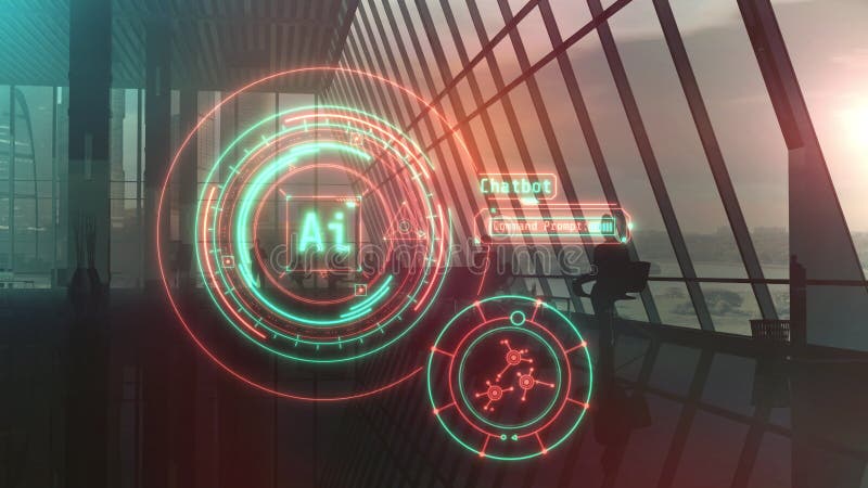 Infographics about AI-based Education in Animated Schema. Stock Footage ...