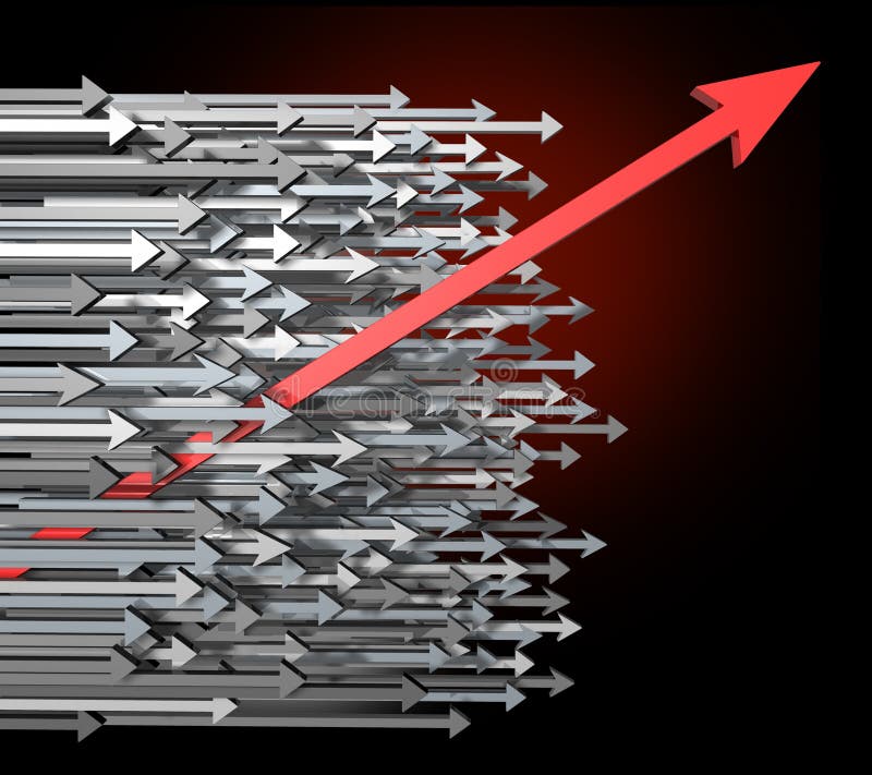 Against the Current stock illustration. Illustration of group - 57182663