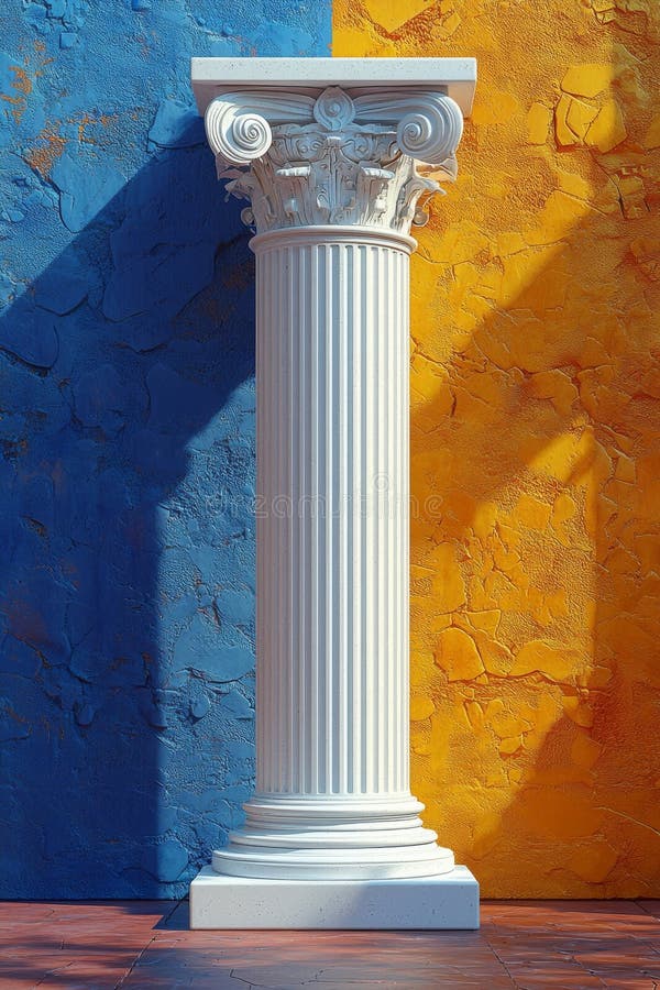 Against an Orange Backdrop, a Depiction of a Still Life Featuring ...