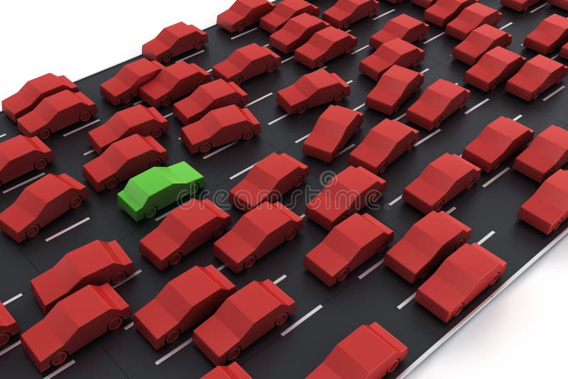 Against the stream stock illustration. Illustration of green - 10491736