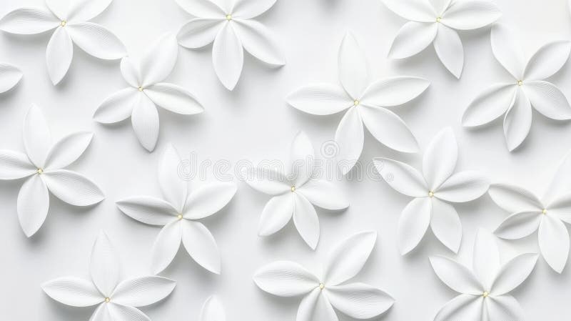 Against a White Backdrop, a Lone White Daisy Flower is Positioned for a ...