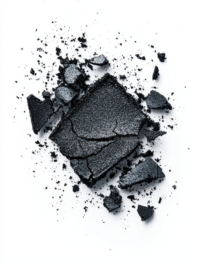 Against a White Backdrop, Volcanic Ash Particles Stand Out As Distinct ...