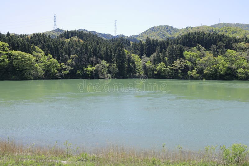 Agano river stock photo. Image of niigata, view, tree - 149075180