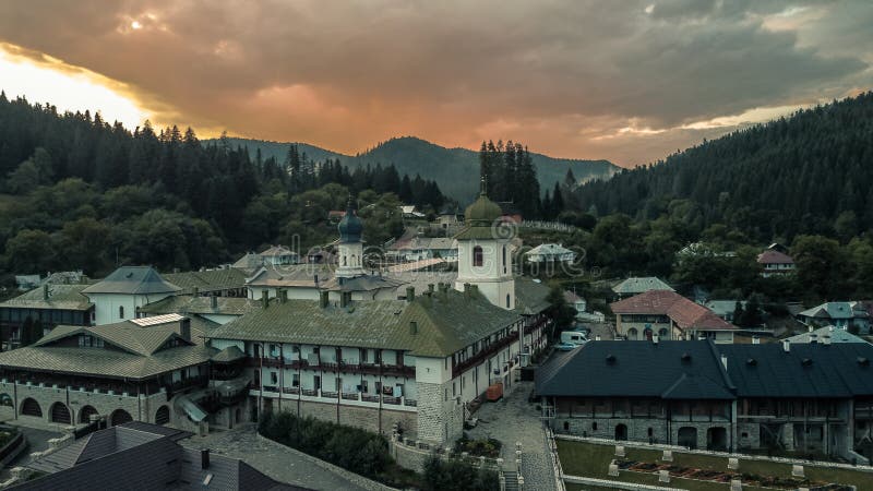 Agapia monastery stock image. Image of grigorescu, church - 182056573